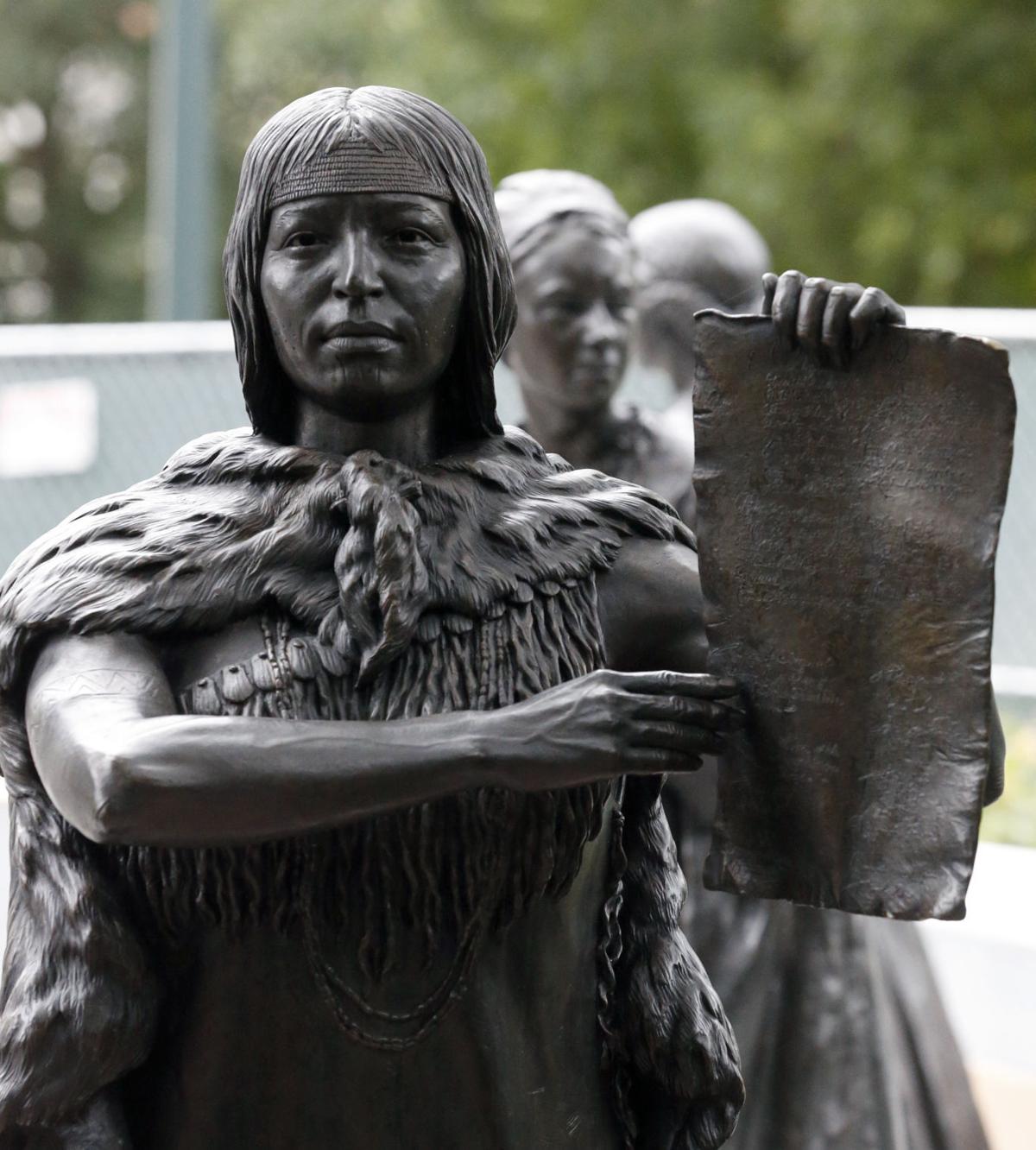 Virginia Women’s Monument unveiling at Richmond's Capitol Square on Monday