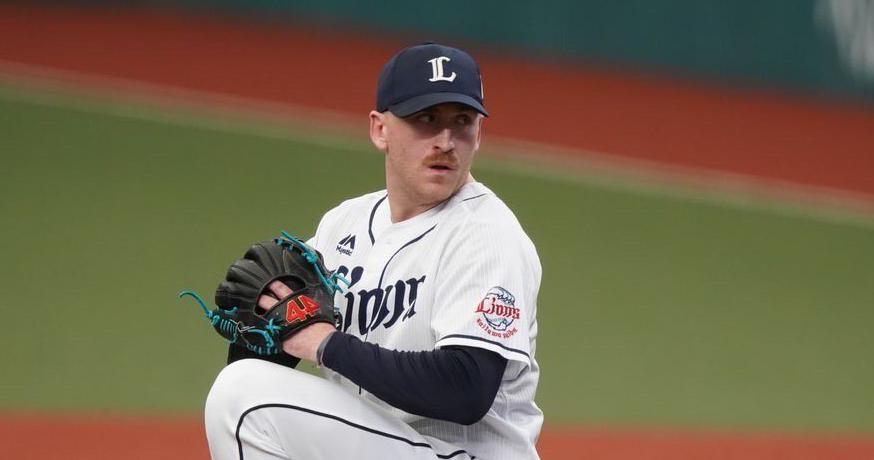 Former Mills Godwin standout Reed Garrett making his pitch in Japan