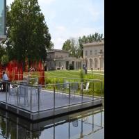 Chihuly's "Red Reeds" at the VMFA Sculpture Garden