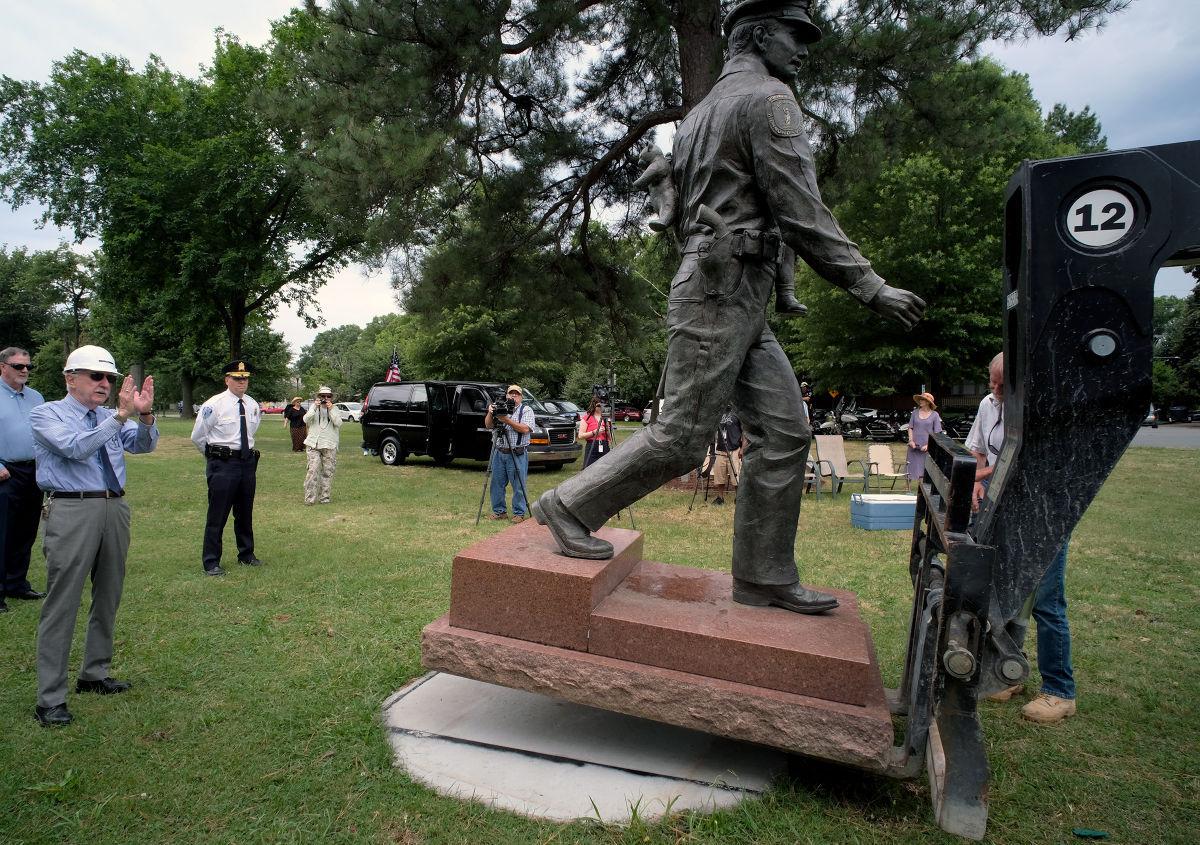 Richmonds Once Neglected Police Memorial Moved To Byrd Park Richmond Local News 1830