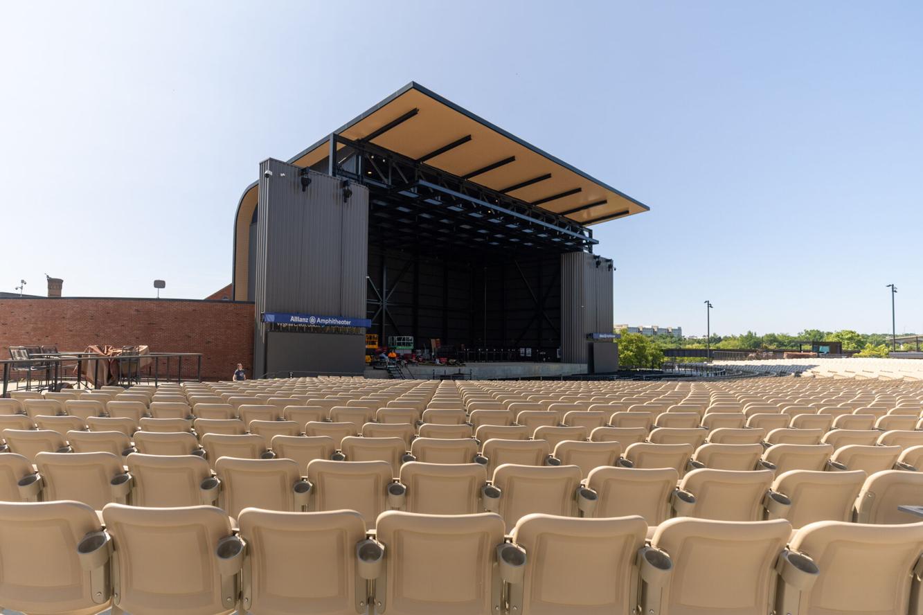 Allianz Amphitheater at Riverfront: Parking, entrance, food