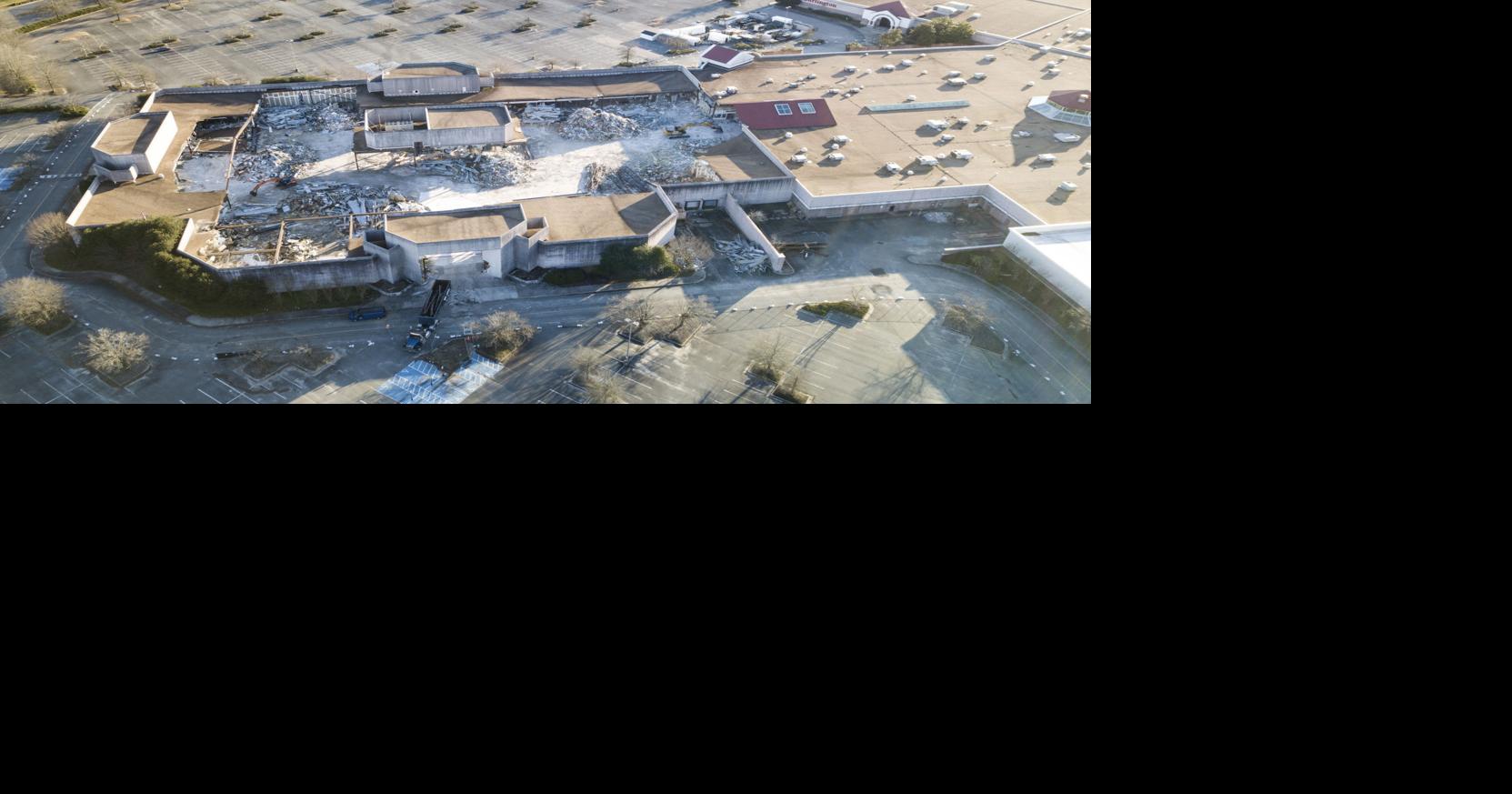 Work is underway on demolishing part of Virginia Center Commons mall to ...
