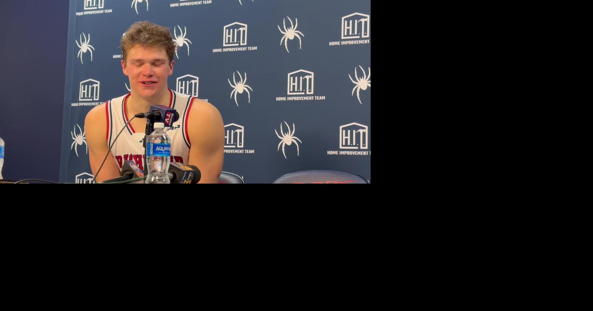 UR's Mike Walz is given room to shoot 3s, so he does.