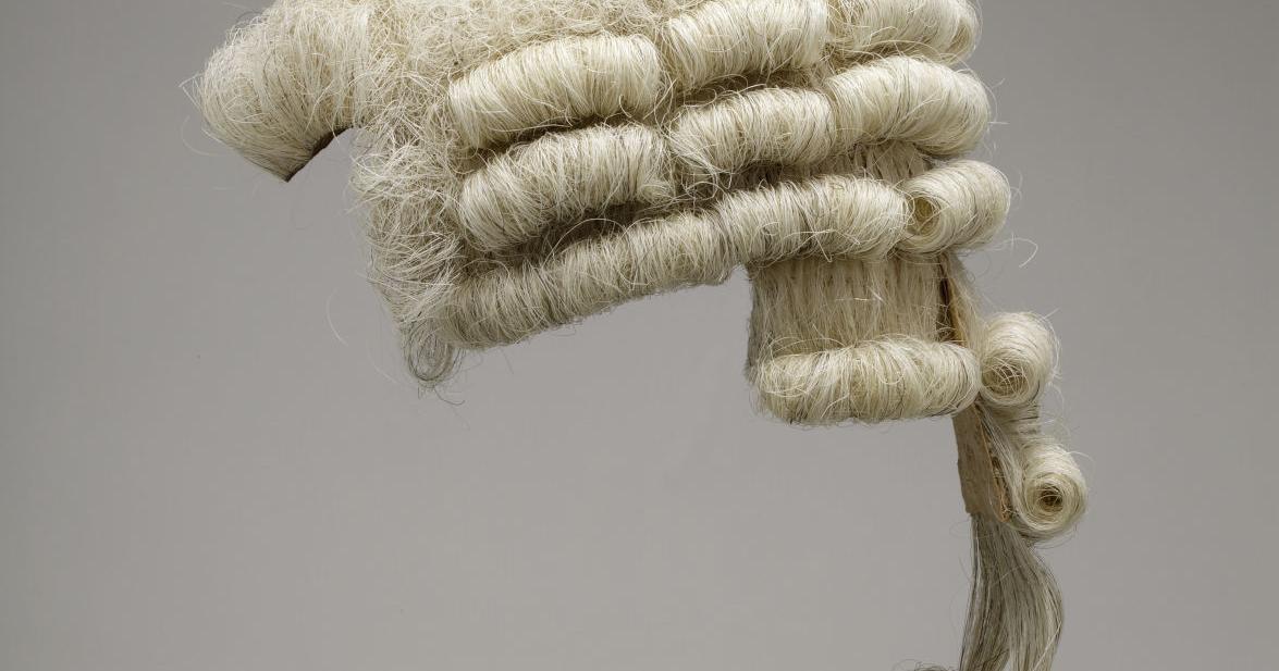 Artifact spotlight: 18th-century barrister's bench wig