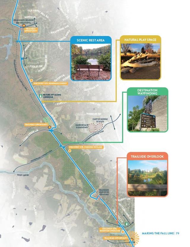 PHOTOS: Sections of the Fall Line Trail