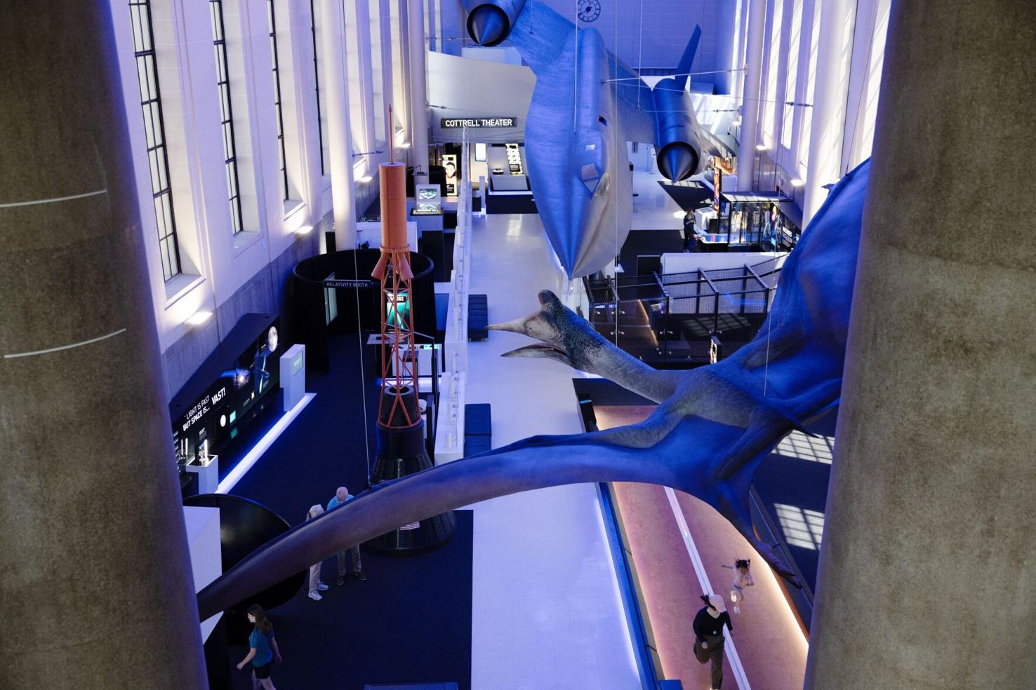 Quetzalcoatlus debuts at the the Science Museum of Virginia