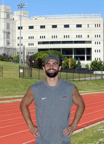 Former Virginia Tech football player Cole Beck seeks an NCAA track ...