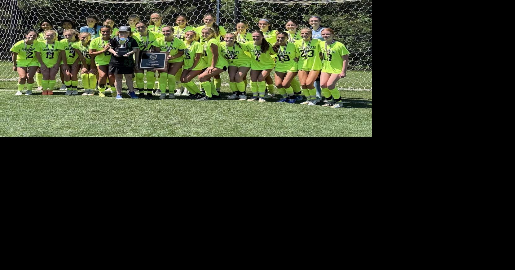 Collegiate girls soccer wins back-to-back state titles