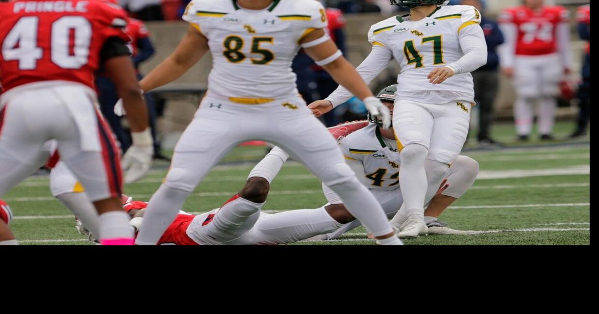 W&M's Ethan Chang hit a school record FG (57 yards). He also hit ball ...