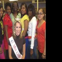 Miss Chesterfield visits CCHS