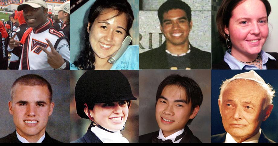 The 32 faculty and students who were shot to death at Virginia Tech on ...