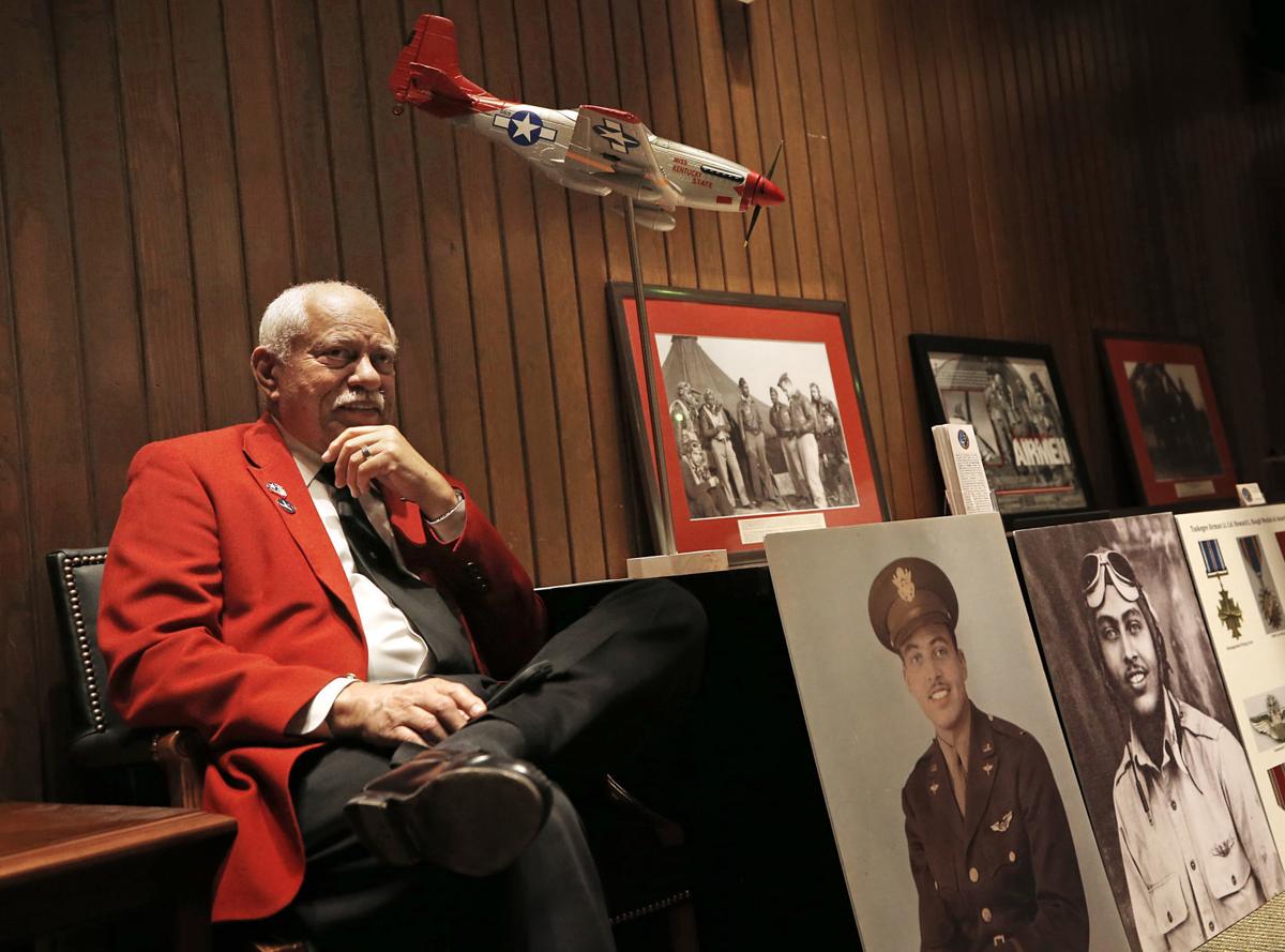 'I stand on the wings of Tuskegee Airmen': Sons share black history ...