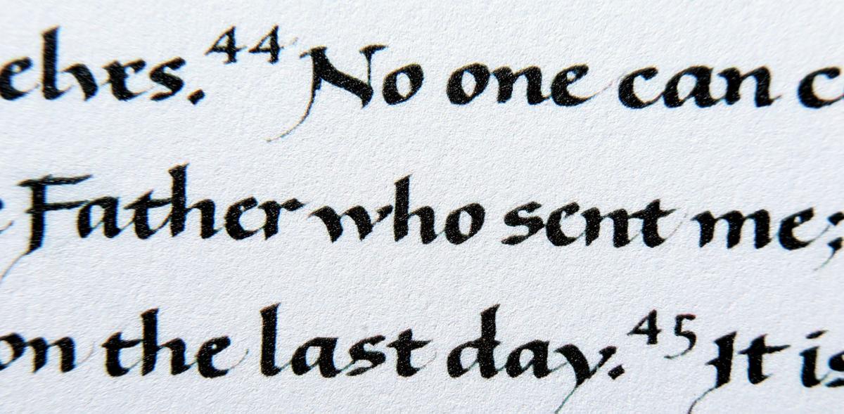 The First Hand-Written, Illuminated Bible in 500 Years in Richmond