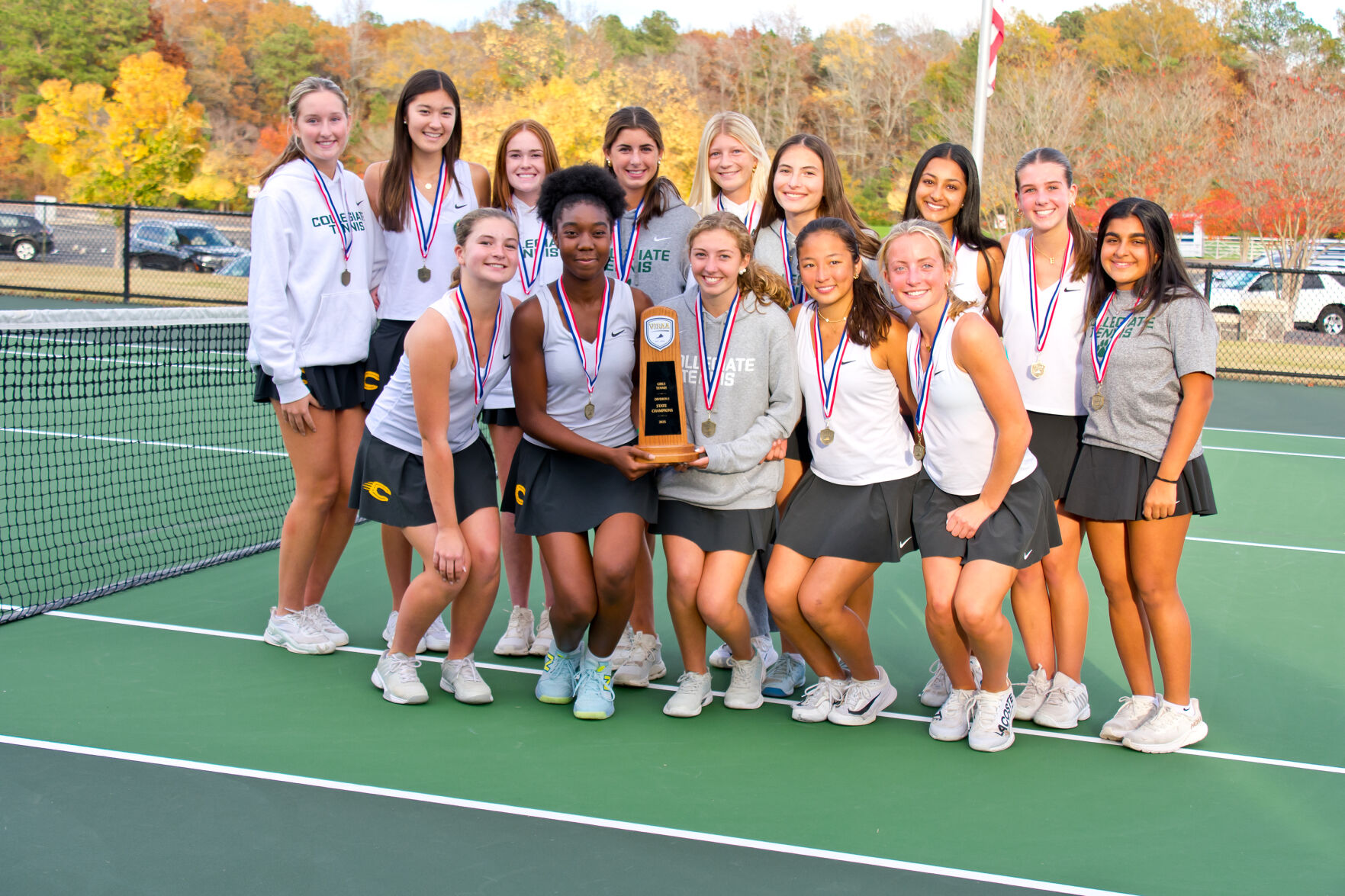 Collegiate School takes home girls tennis state title