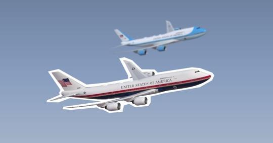 Farewell to Kennedy-era colors on Air Force One. President Trump opts ...