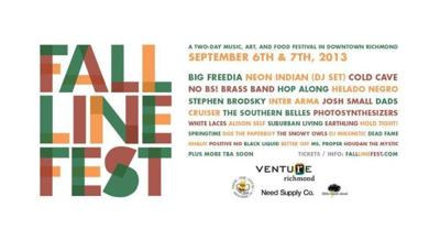 Fall Line Festival 2013 Schedule