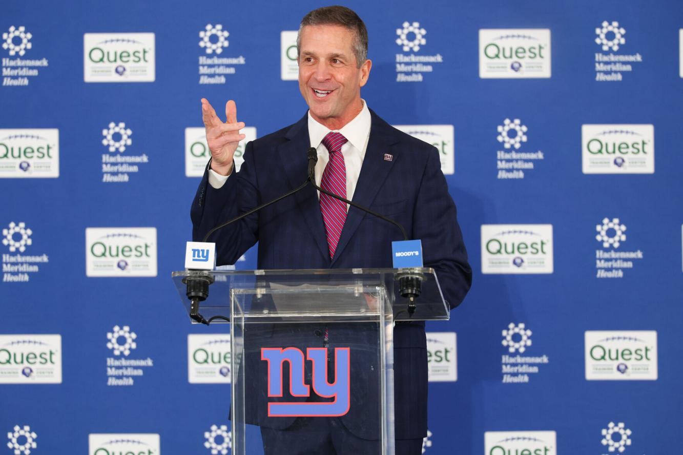 Jan 20, 2026; East Rutherford, NJ, USA; New York Giants head coach John ...
