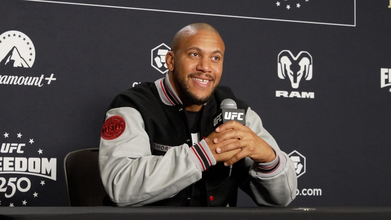UFC Freedom 250: Ciryl Gane media day interview