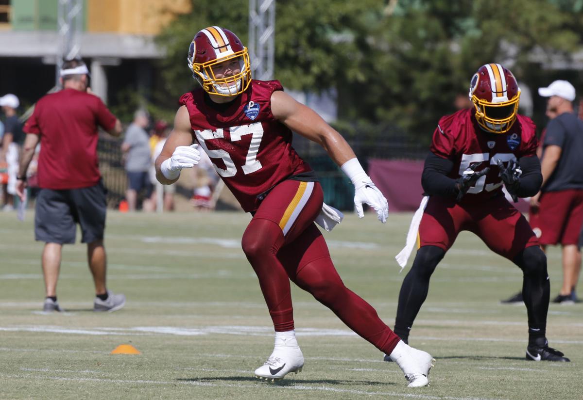 Redskins rookie Cole Holcomb emerging as an early standout