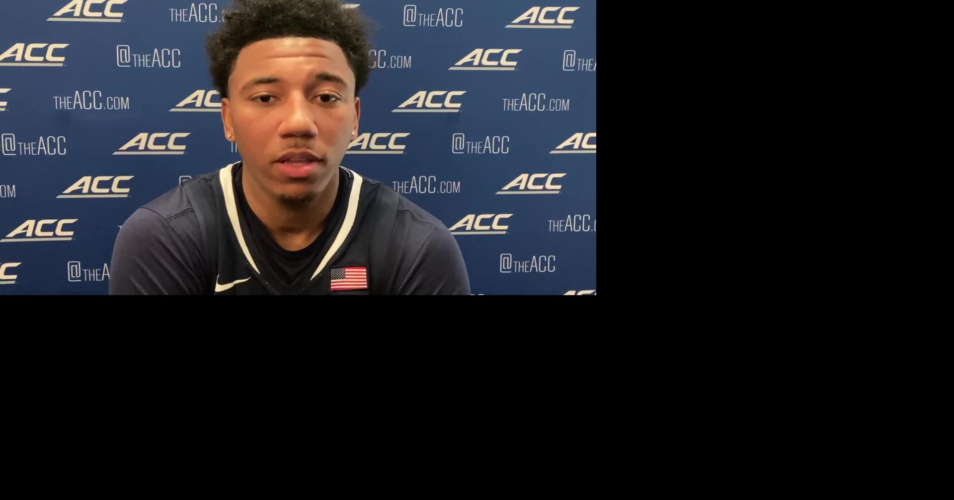 UVA's Reece Beekman at ACC media day