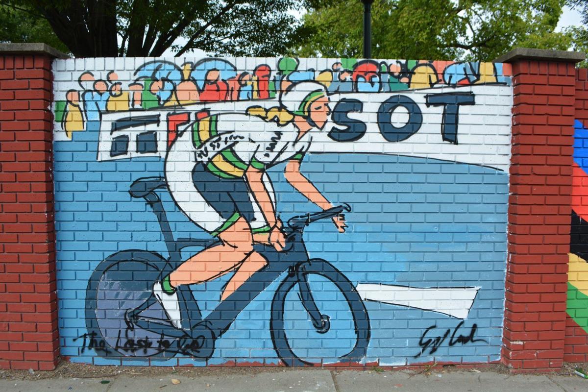 PHOTOS: Bike race murals on Belvidere