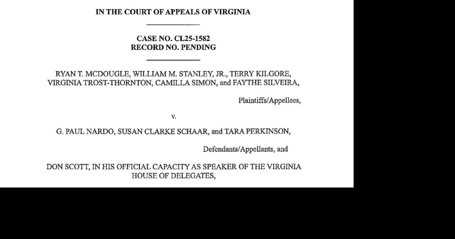 Read Speaker Don Scott's emergency motion to stay a Tazewell judge's ruling