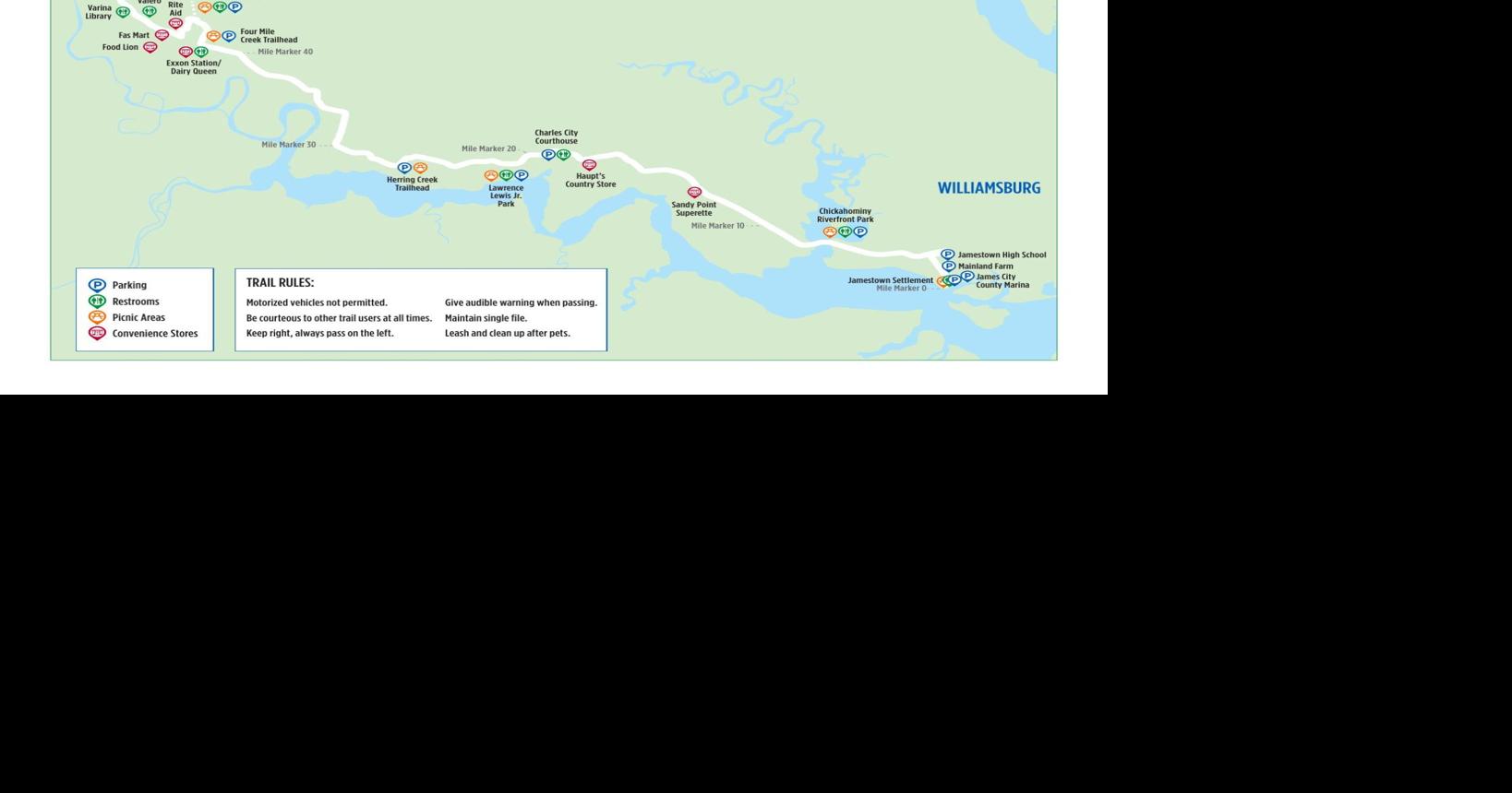 PDF: Printable Virginia Bike Trail Map