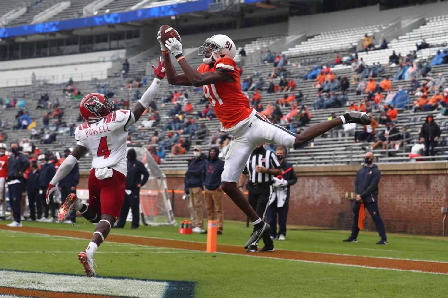 Humble and hard working, Virginia wide receiver Lavel Davis Jr. was ...