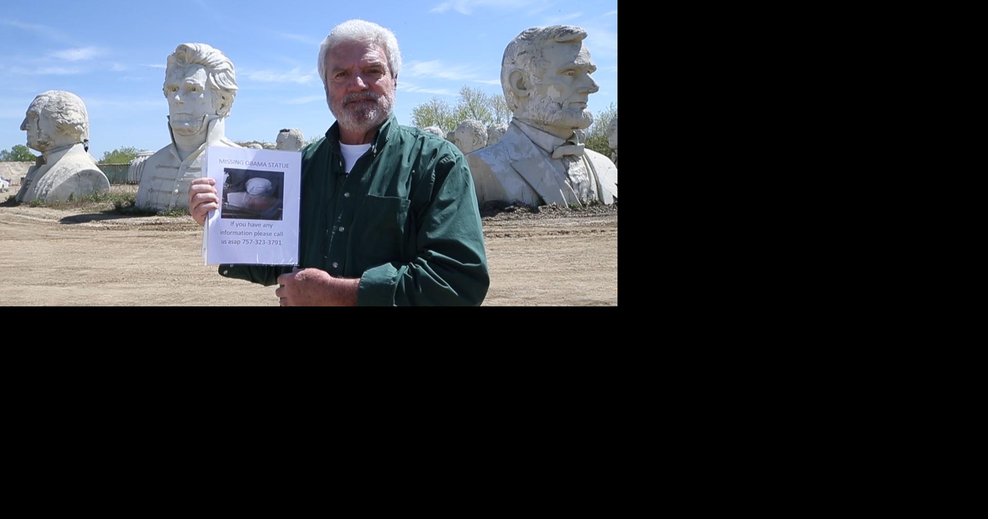 Bust of Obama missing