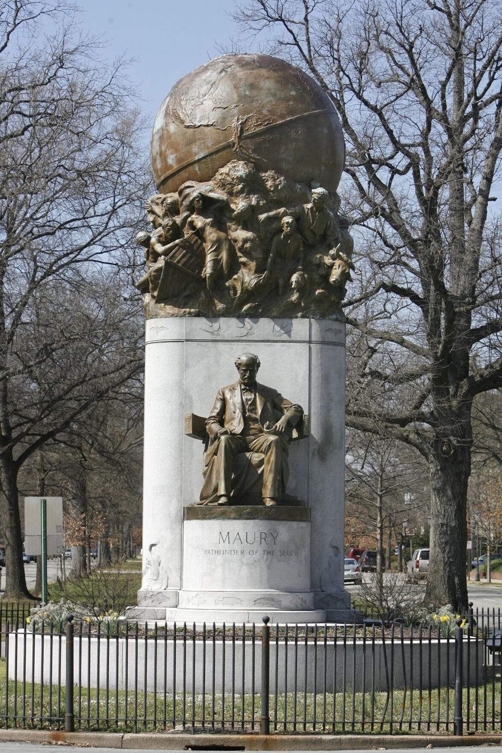 PHOTOS: Maury Monument, then and now
