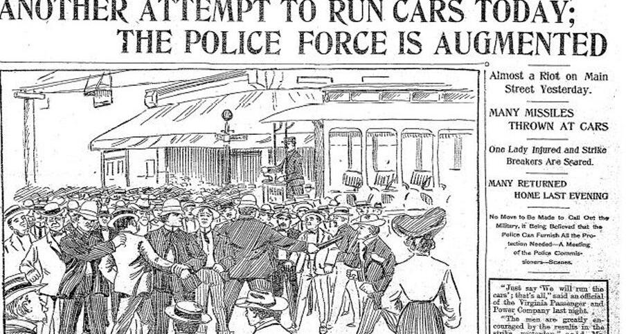 How the Richmond trolley strike of 1903 spiraled into pandemonium