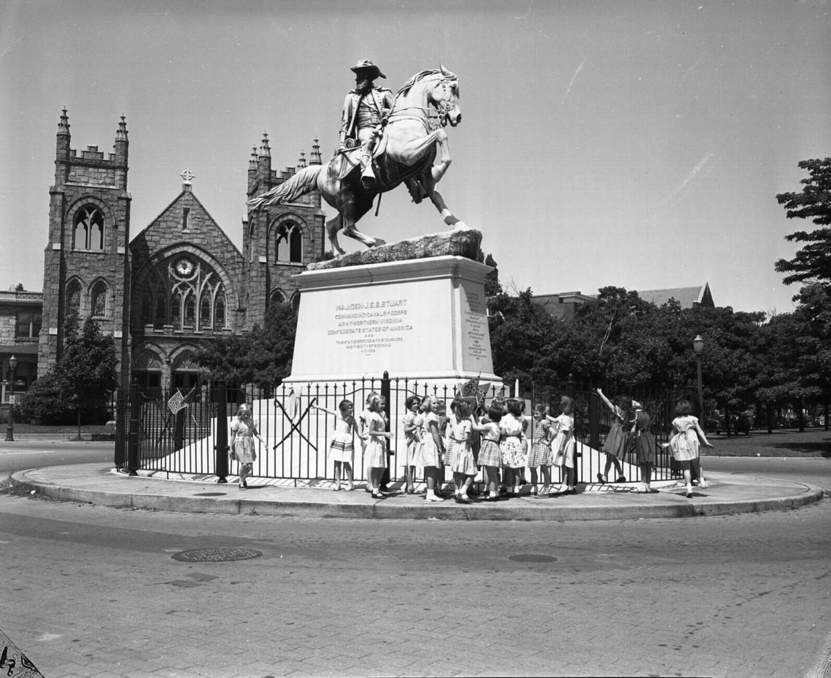 PHOTOS: J.E.B. Stuart Monument, then and now