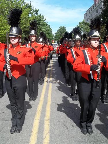 Honoring veterans through music: Monacan Marching Chiefs