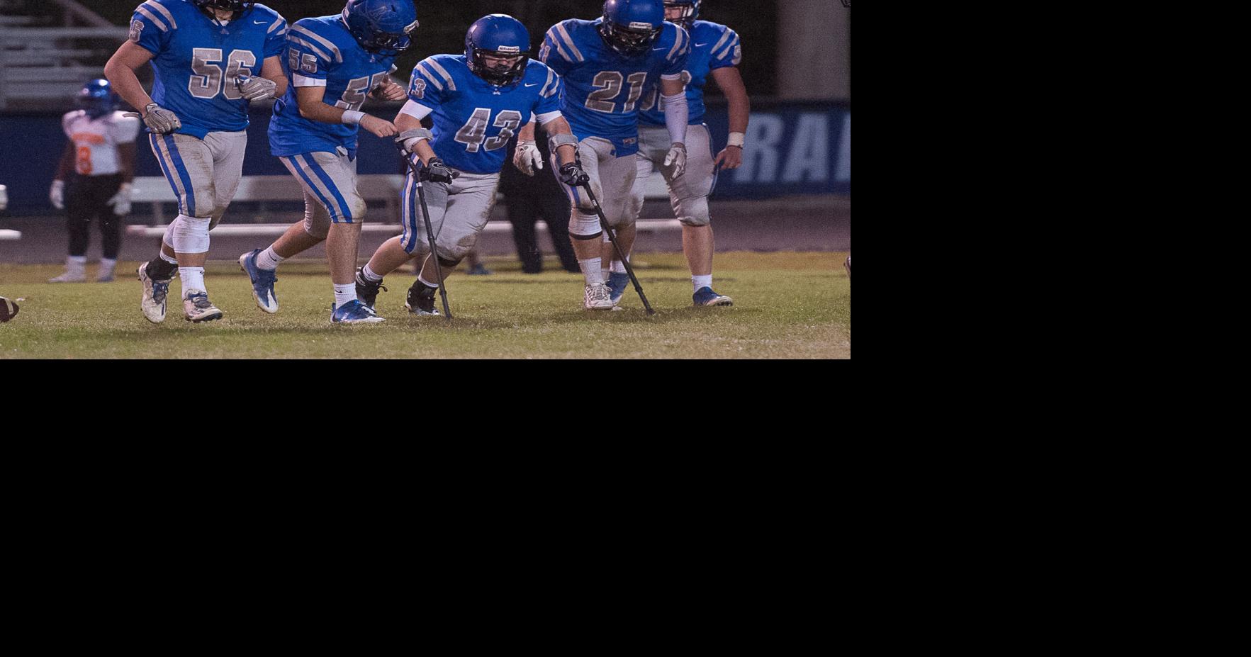 Atlee football player with cerebral palsy gets a thrill -- an 80-yard ...