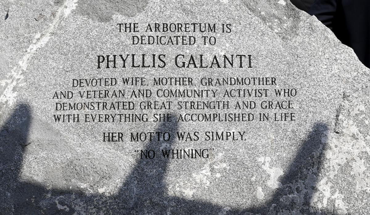PHOTOS: The Phyllis Galanti Arboretum dedication