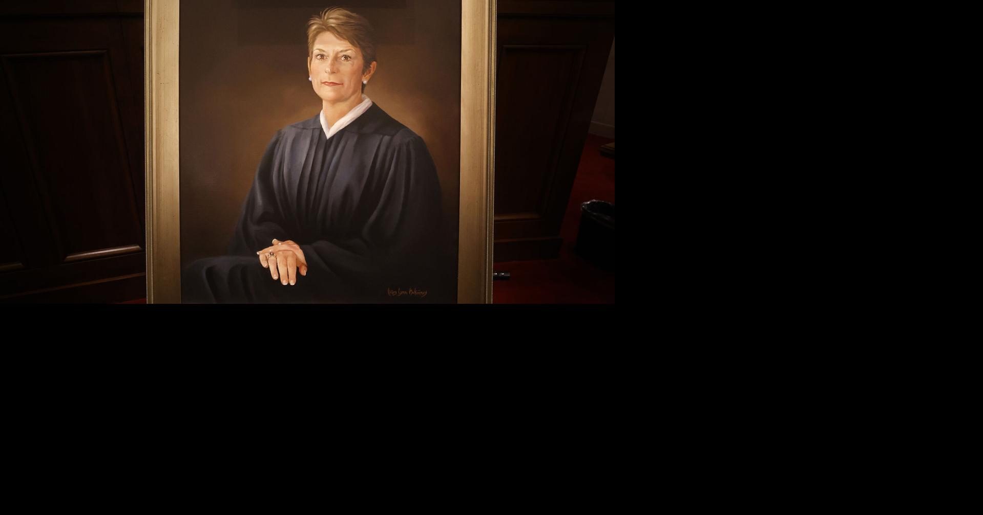 PHOTOS: Former Justice Elizabeth Ann McClanahan's portrait unveiled