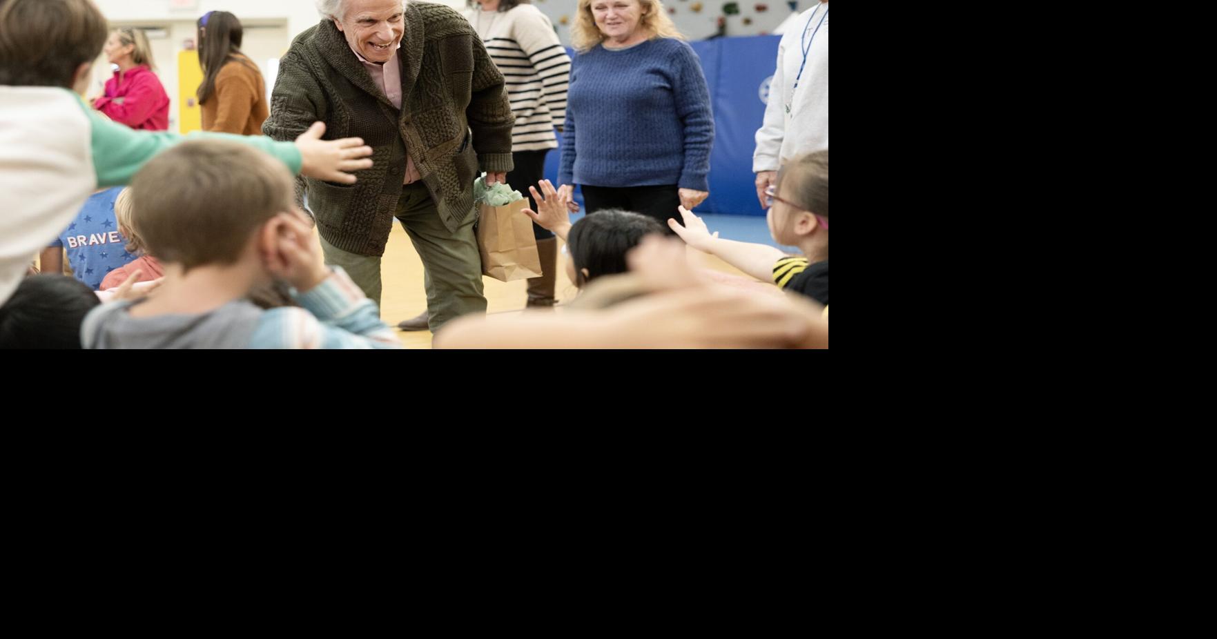 'Fonzie' visits J.B. Watkins Elementary in Chesterfield