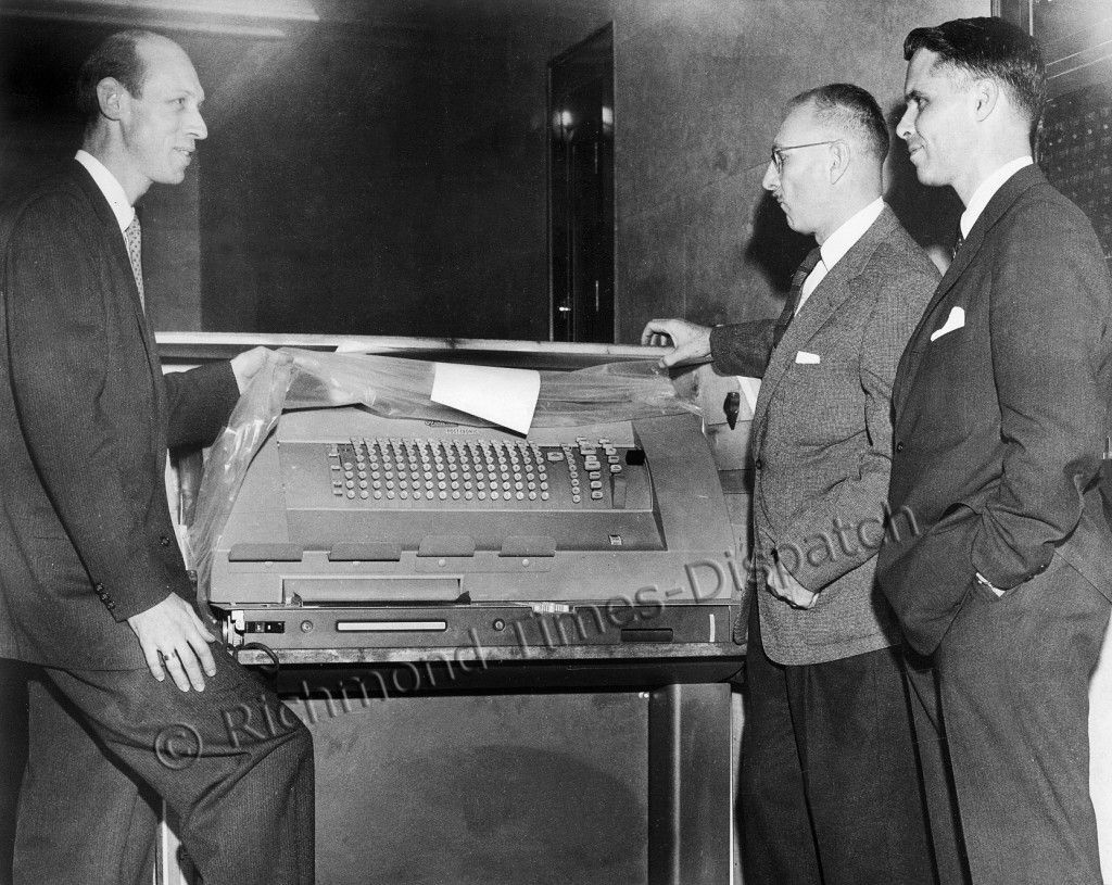 NCR electronic bank bookkeeping machine 1957