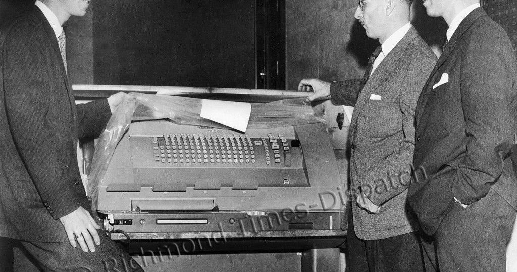 NCR electronic bank bookkeeping machine 1957