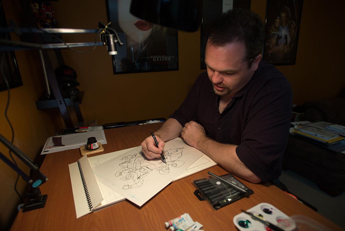 Illustrator makes his mark in comics