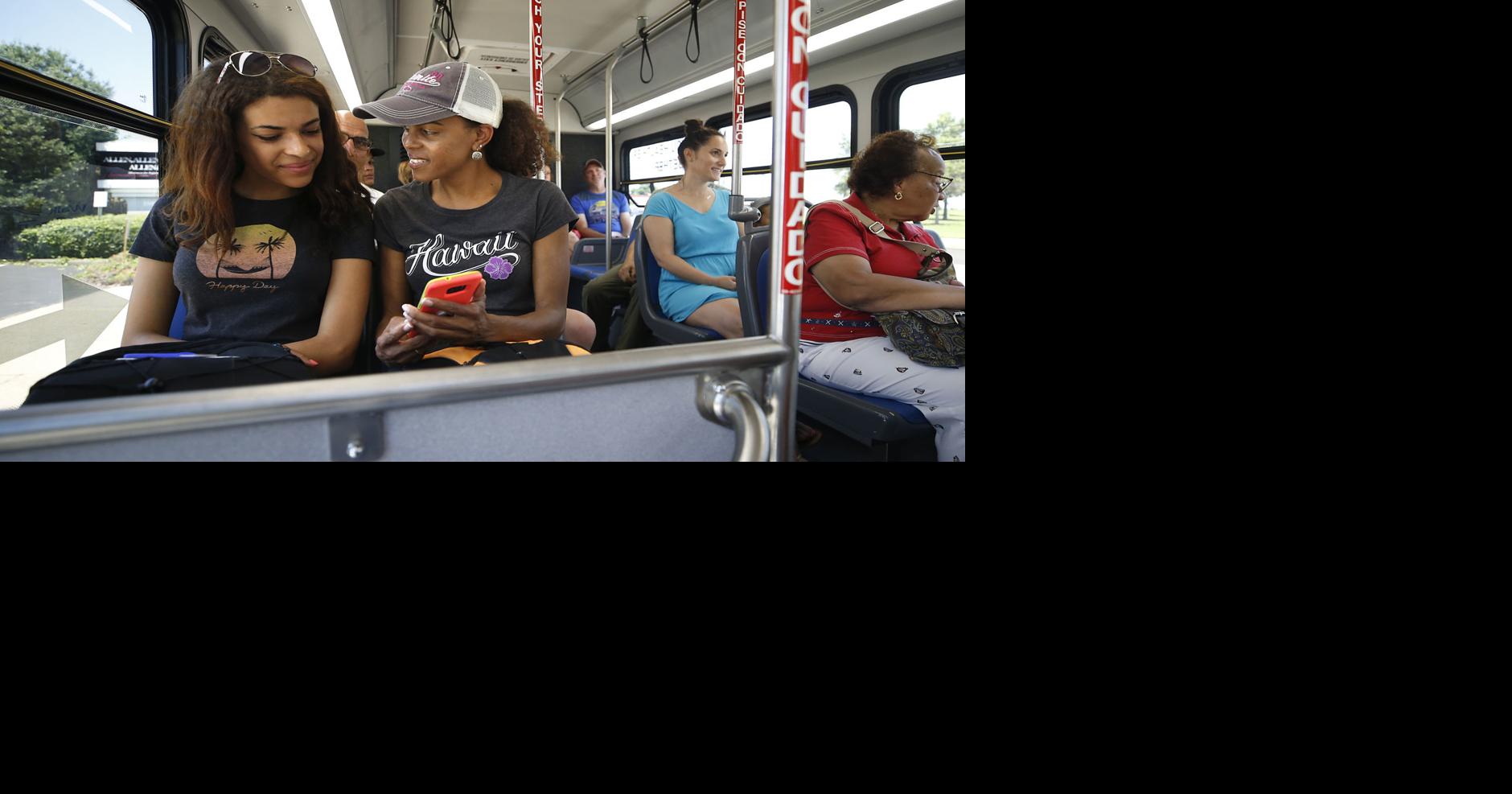 Pulse passengers enjoy free rides on rapid transit system’s opening day