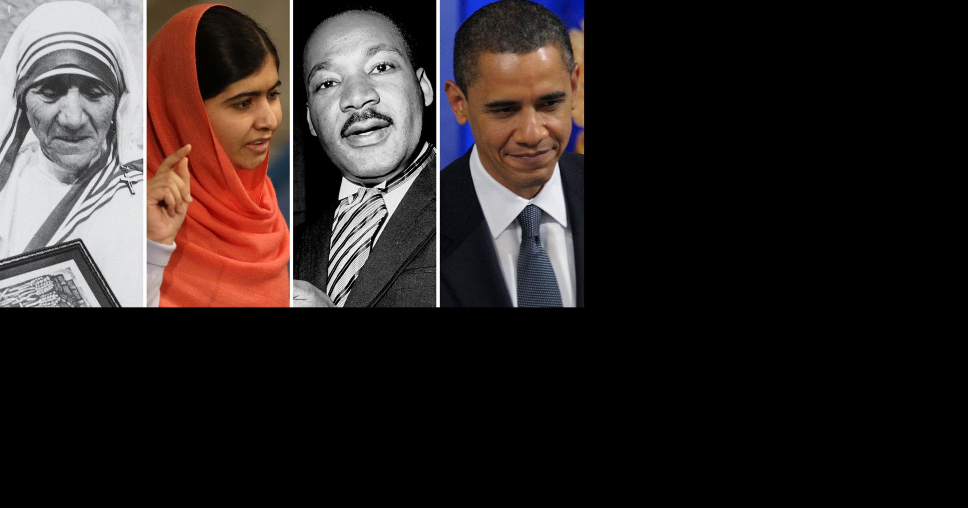 Photos: Nobel Peace Prize winners through history