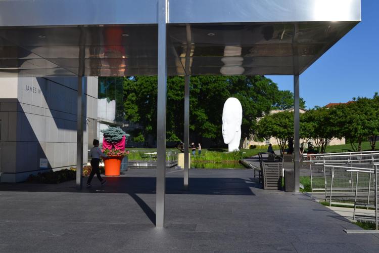 Last weekend for Yves Saint Laurent show at VMFA