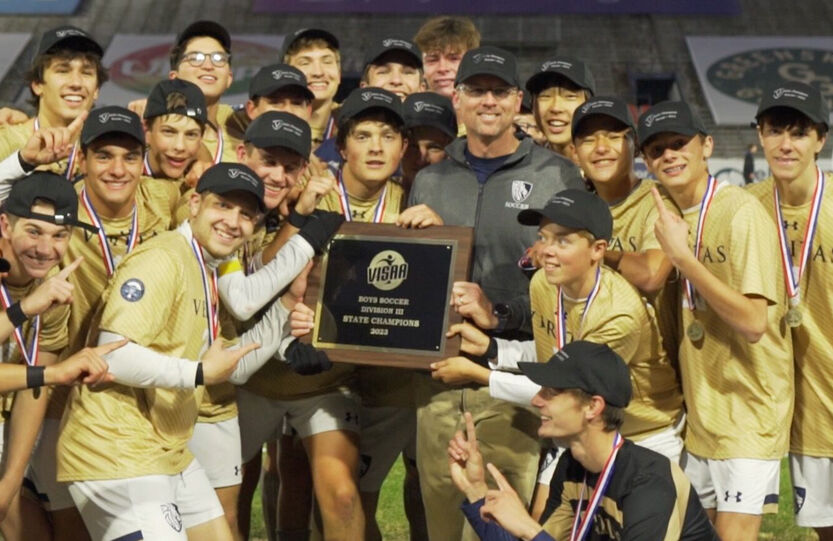 Veritas rallies behind coach, wins first state title