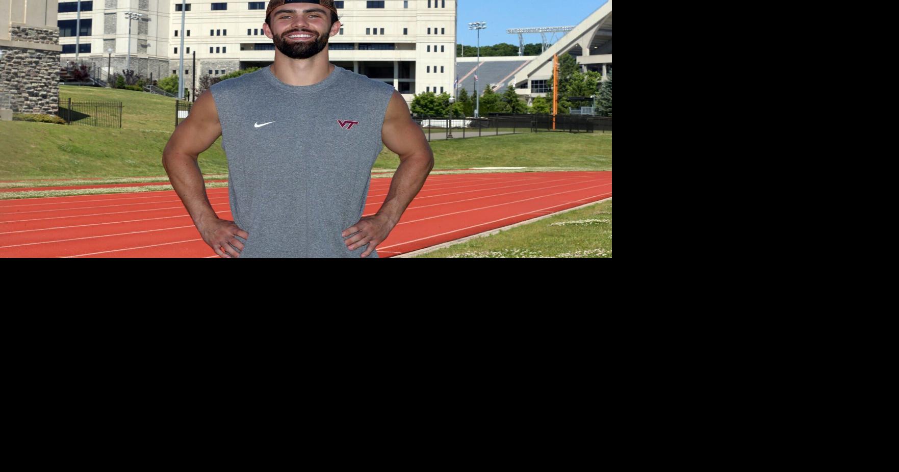 Former Virginia Tech football player Cole Beck seeks an NCAA track ...