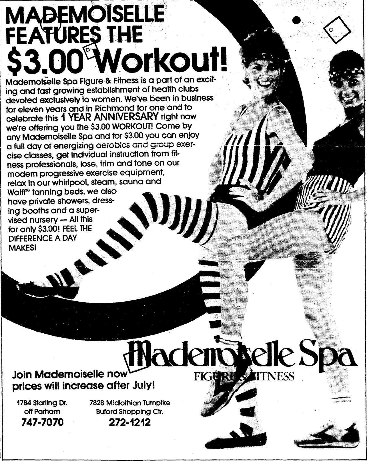 From the archives: Newspaper ads from the '80s