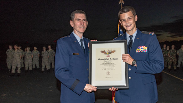 Powhatan cadet earns top Civil Air Patrol award