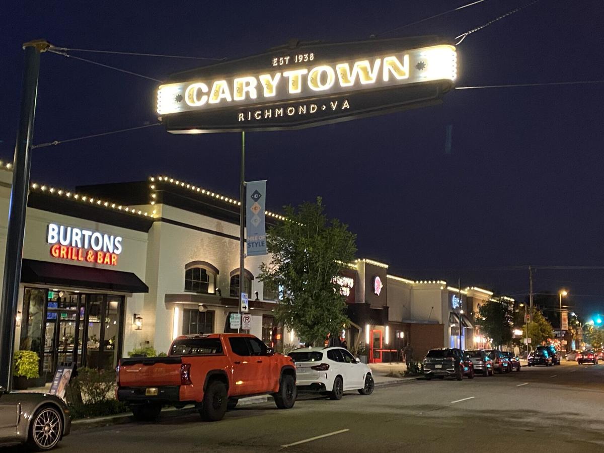A new Carytown sign celebrates the past. What's its future?