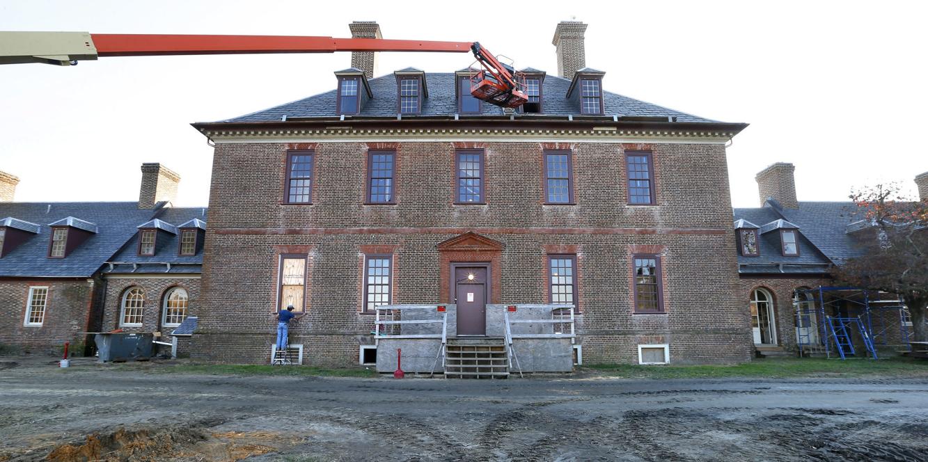 PHOTOS: Restoration work at Carter's Grove Plantation