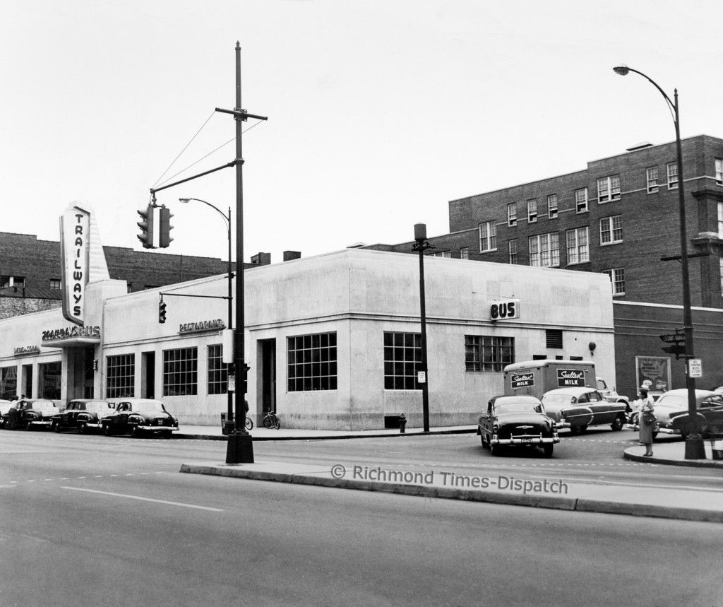 Trailways Bus Station 1954